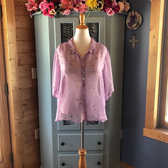 Style Studio | Tops | Beautiful Lilac Blouse Brand New | Poshmark